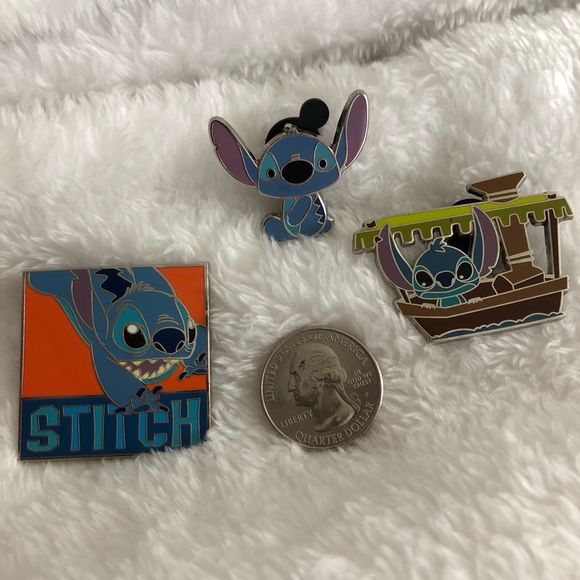 Disney | Other | Disney Enamel Pins Stitch | Poshmark